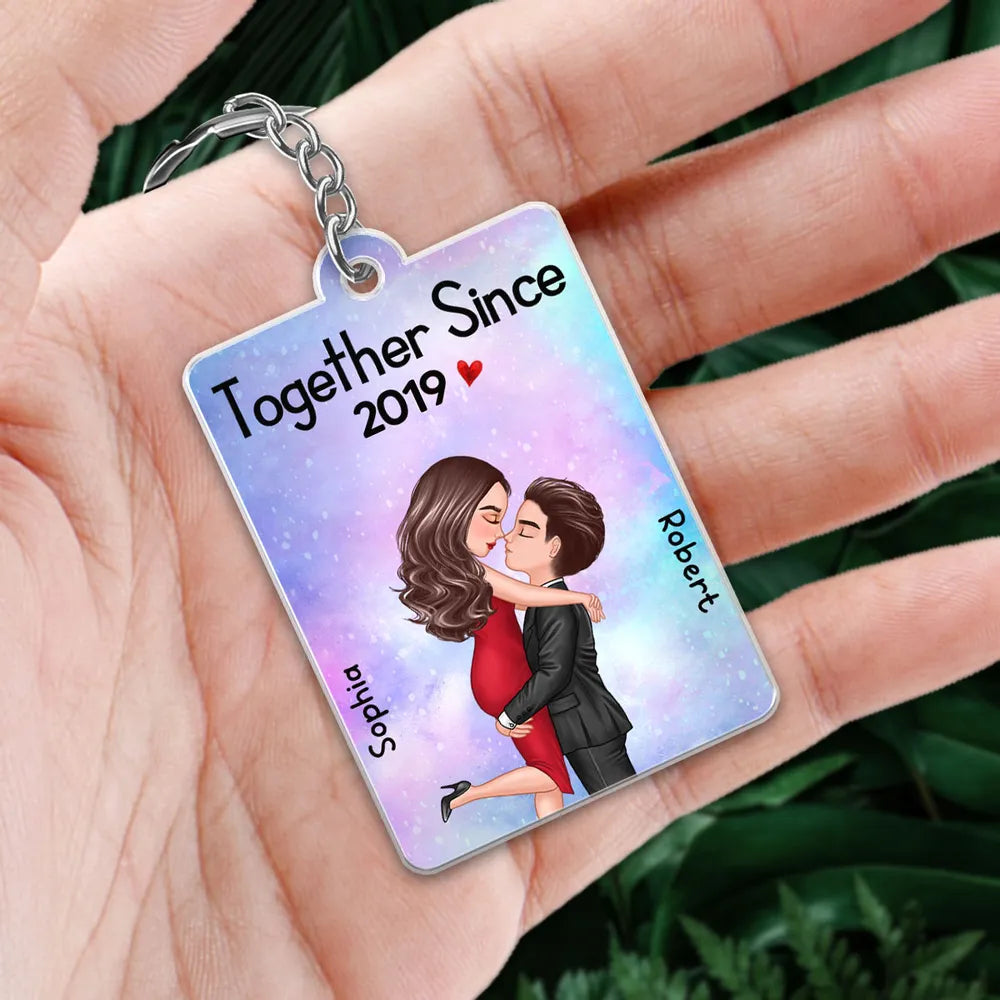 Hugging Couple - Bitmoji Keychain | Authentic Gift Store – SOULFEEL ...