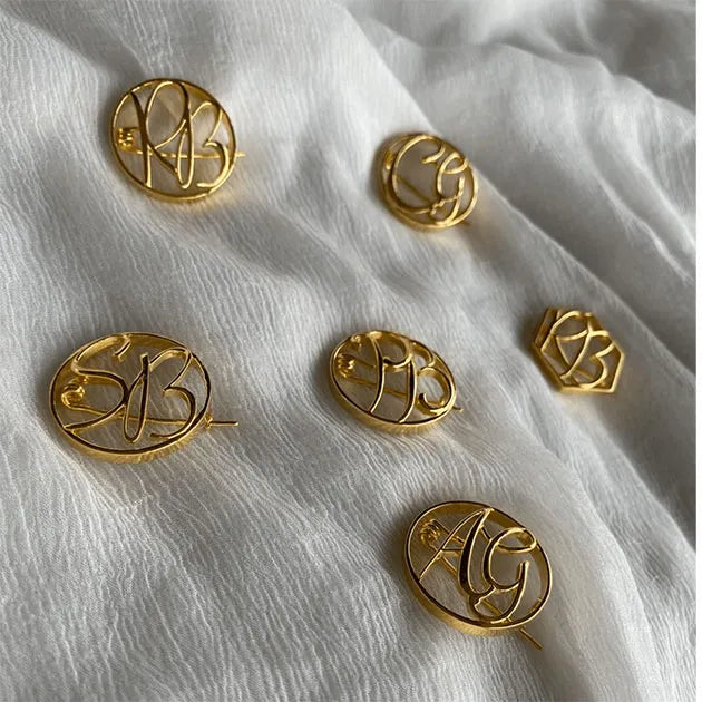 Personalized Brooch | Wedding Season | Valentine's Day | Shadi Wear ...